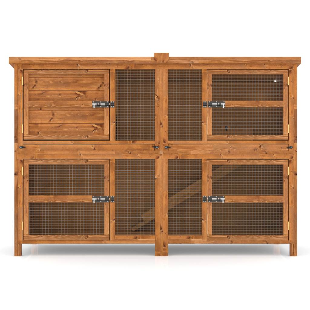 6ft Chartwell Double Rabbit Hutch | UK's Largest, 2-Tier | Buy Now ...