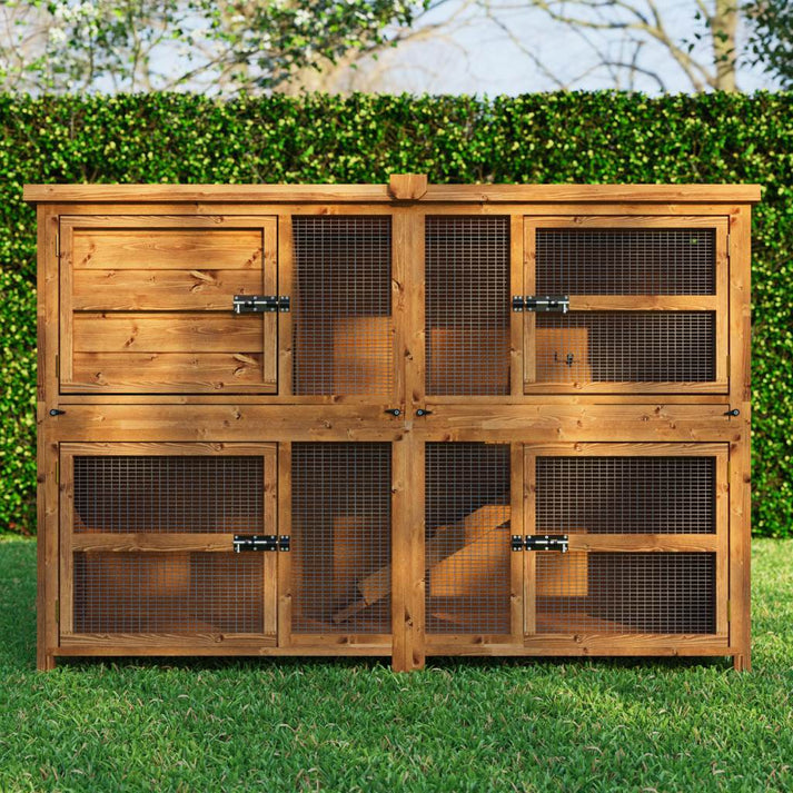 6ft Chartwell Double Rabbit Hutch | UK's Largest, 2-Tier | Buy Now ...