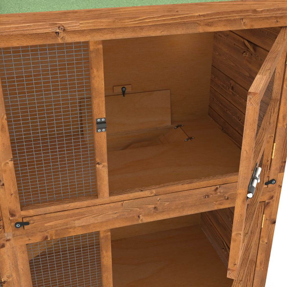 6ft Chartwell Double Rabbit Hutch | UK's Largest, 2-Tier | Buy Now ...