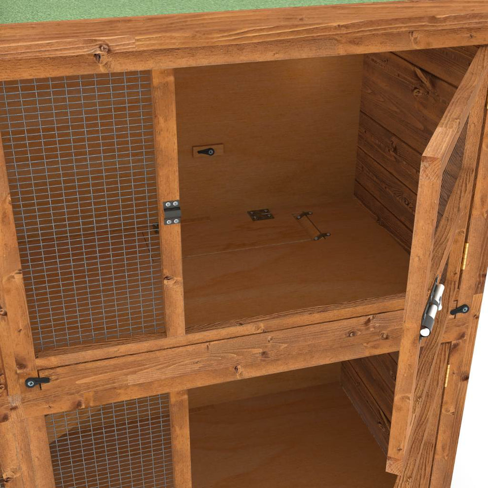 6ft Chartwell Double Rabbit Hutch | UK's Largest, 2-Tier | Buy Now ...