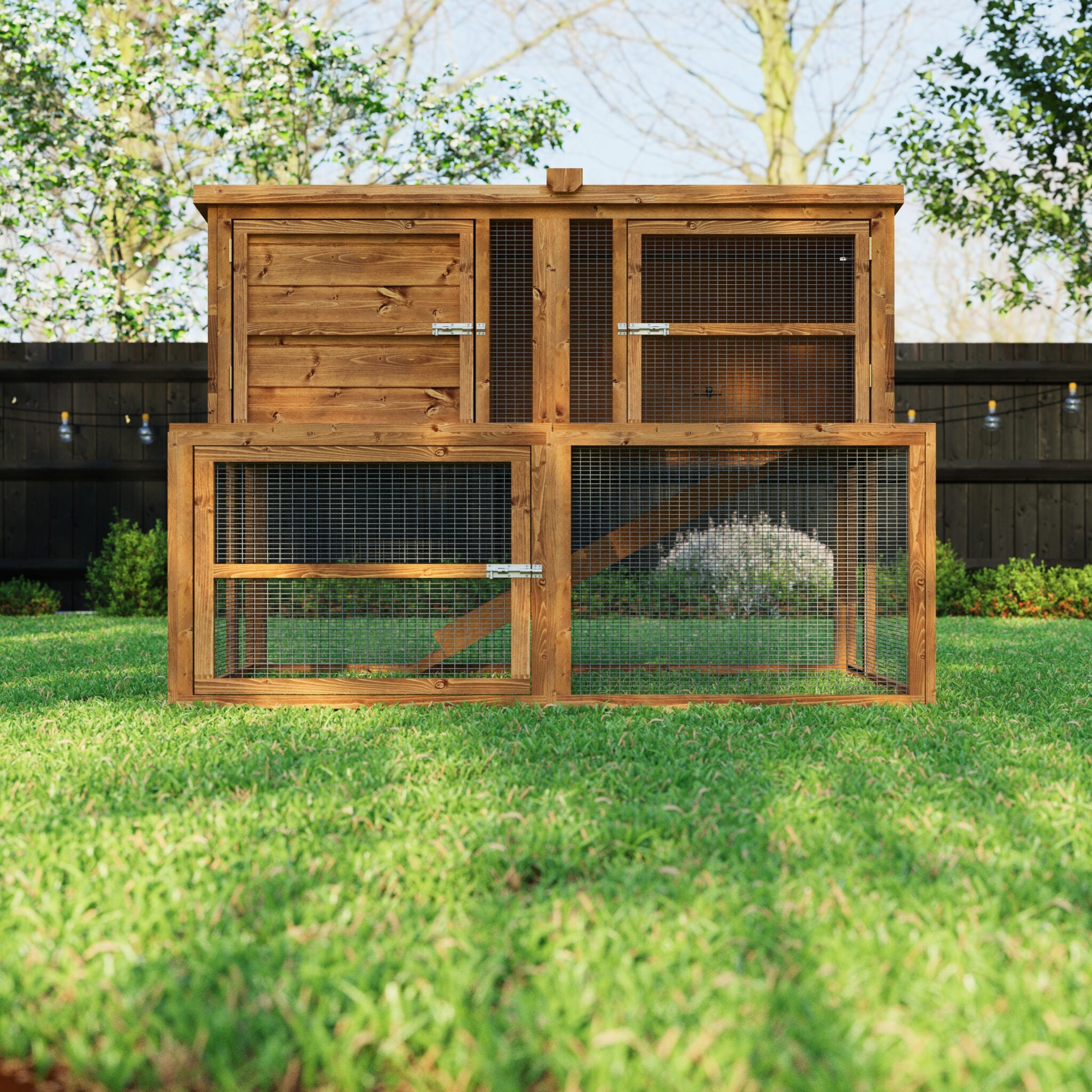 6ft Kendal Rabbit Hutch Run Combo | Big Living Space, Buy Now – The ...